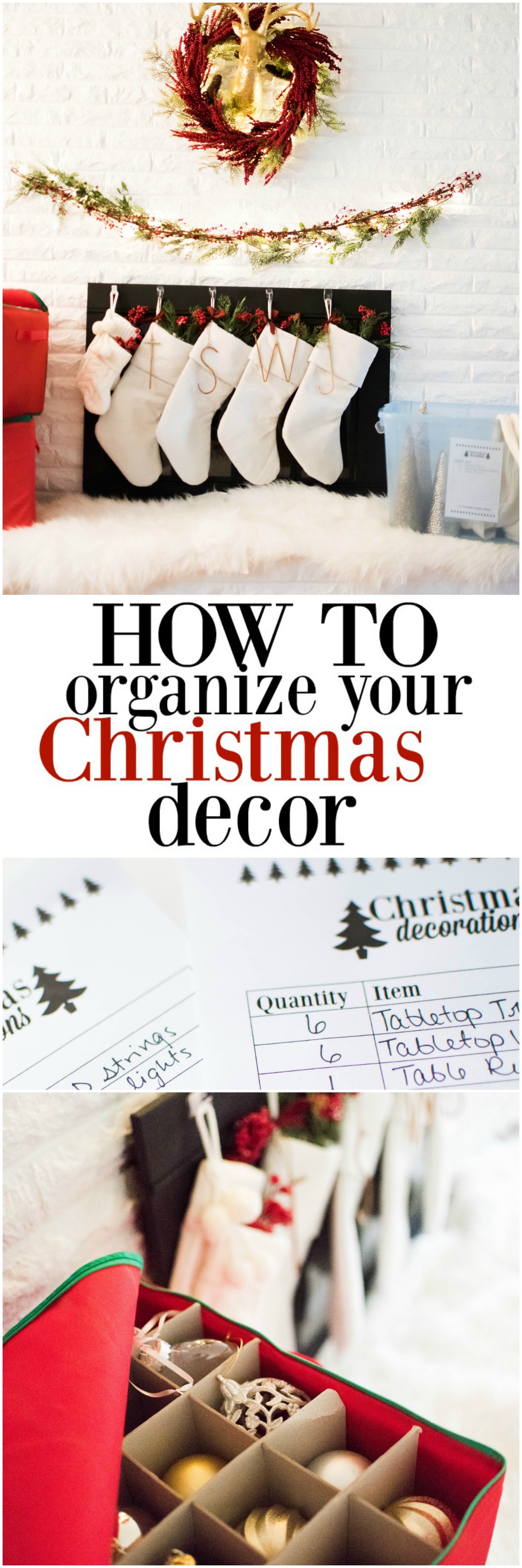 How To Organize Your Christmas Decorations Moms Without Answers